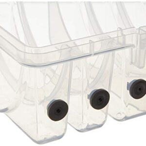 Plano 108700 Leader Spool Box, Clear, One Size, Transparent/Black