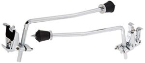 dw dwsm2224 clamp-on bass drum hoop spur system,black metallic