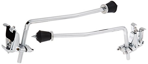 DW DWSM2224 Clamp-On Bass Drum Hoop Spur System,Black Metallic