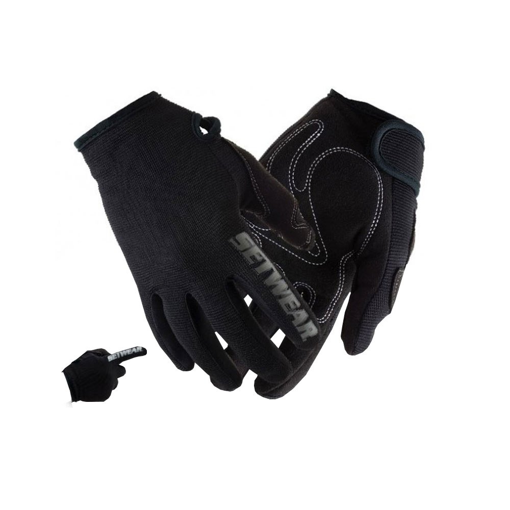 SetWear Medium Gloves, Black