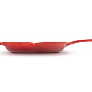 Le Creuset Enameled Cast Iron Signature Iron Handle Skillet, 10.25" (1-3/4 qt.), Cerise