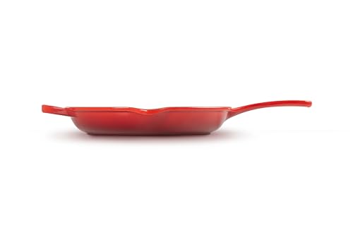 Le Creuset Enameled Cast Iron Signature Iron Handle Skillet, 10.25" (1-3/4 qt.), Cerise