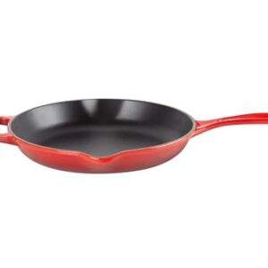 Le Creuset Enameled Cast Iron Signature Iron Handle Skillet, 10.25" (1-3/4 qt.), Cerise