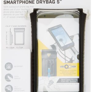 Topeak Smartphone Dry Bag for 4-5-Inch Screen Phones, Black