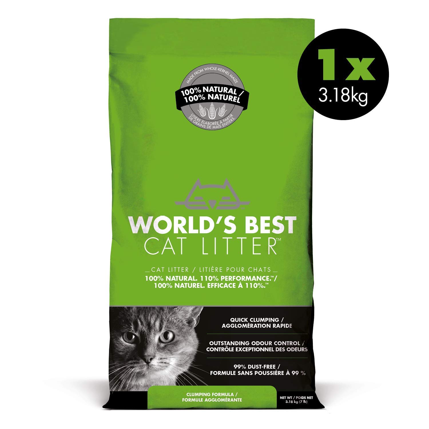 World's Best Cat Litter, Clumping, Biodegradable 12.7kg