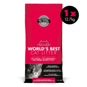 World's Best Cat Litter, Clumping, Biodegradable Extra Strength 12.7kg