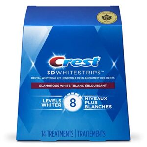 crest 3d whitestrips glamorous white 28 strips - 14 treatments