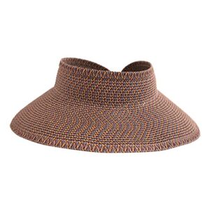 san diego hat company's signature women's ultrabraid large brim visor