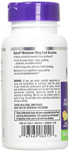 Natrol Melatonin CTRS Pnch 10mg