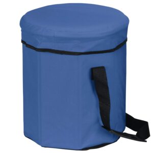 preferred nation seat padded cooler, blue, 12" w x 14" h x 12" d