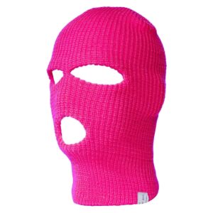 topheadwear 3-hole winter ski mask - hot pink