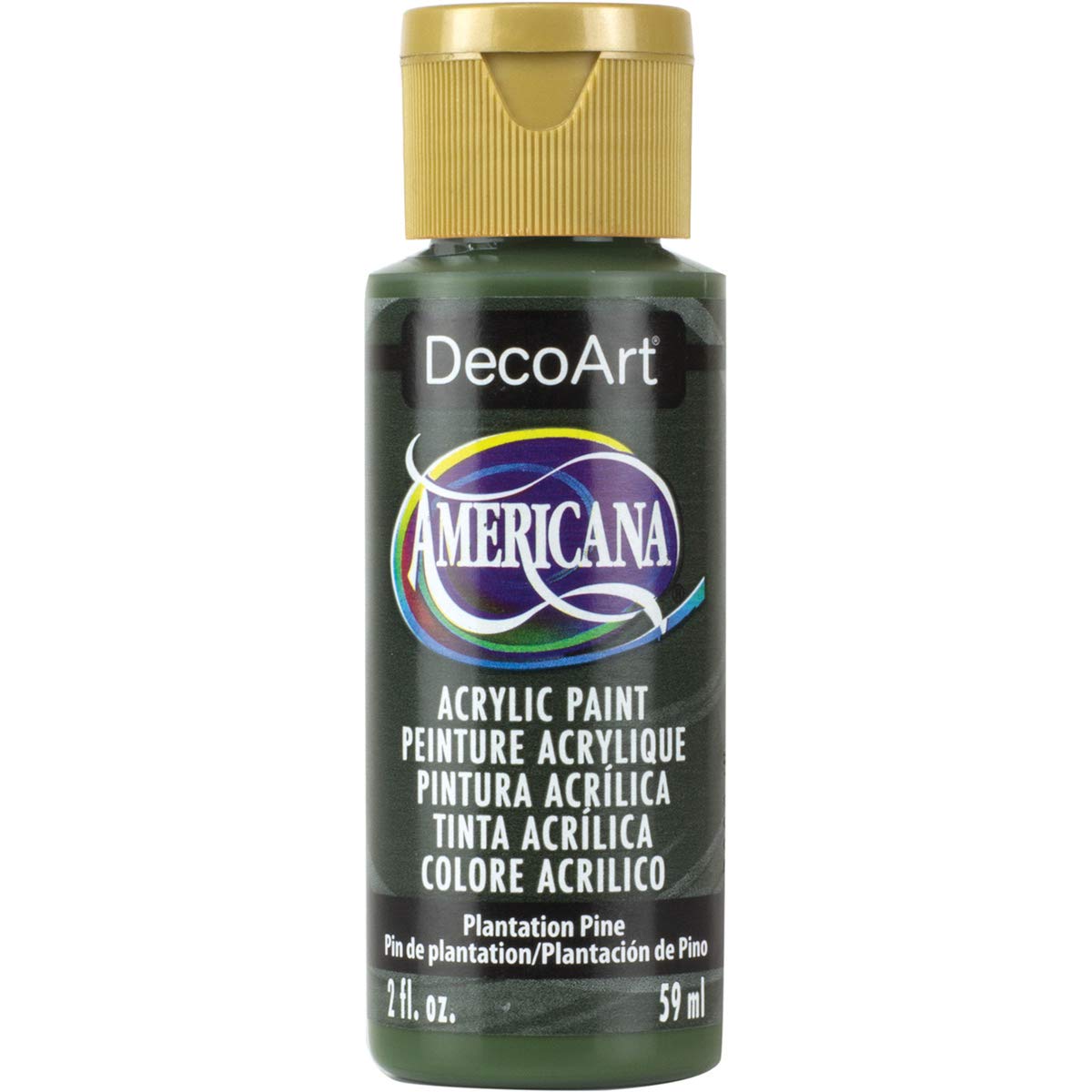 Americana Acrylic Paint 2oz-Plantation Pine - Semi-Opaque