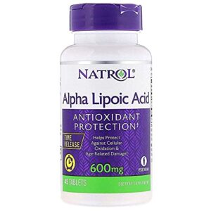 natrol alpha lipoic acid time release - 600 mg - 45 tablets