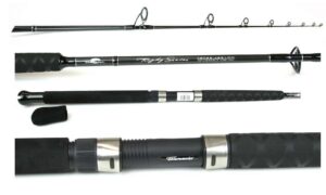 tsunami trophy fishing jigging rod spinning 6'6'' 20-50 lb tstbs-j-661mh