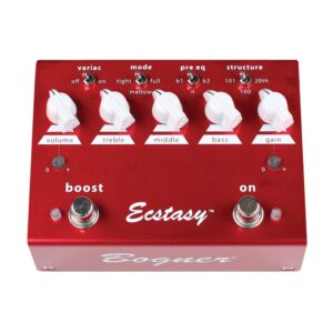 bogner ecstasy red overdrive/boost guitar effects pedal