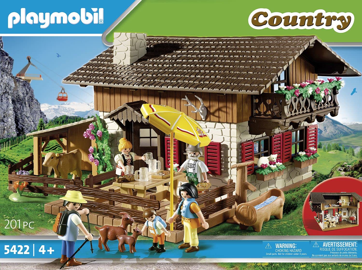 Playmobil 5422 Alpine Lodge Playset