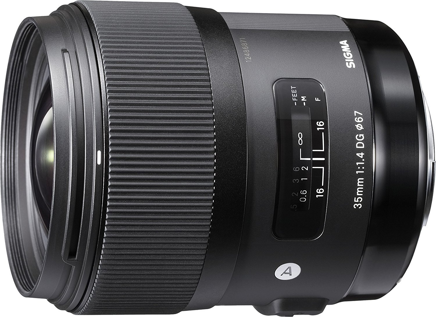 Sigma 35mm F1.4 Art DG HSM Lens for Nikon, Black, 3.7 x 3.03 x 3.03 (340306)