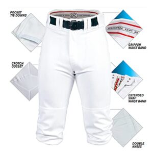 Rawlings Boys Pocket Baseball-pants, Grey, Large US, YP150K