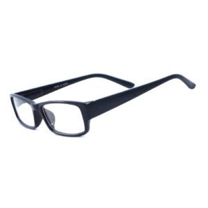 moda vintage style designer frame clear lens eyeglasses black