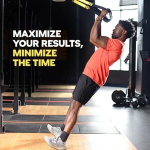 TRX PRO3 Suspension Trainer System, Durable Design for Cross-Training, Weight Training, HIIT Training & Cardio, Includes 3 Anchor Solutions for Indoor & Outdoor Home Gyms