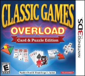 classic games overload: card & puzzle edition - 3ds