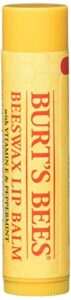 burt's bees beeswax lip balm with vitamin e & peppermint 0.15 oz (pack of 10)