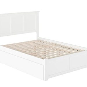 AFI Madison Platform Bed with Footboard & Trundle