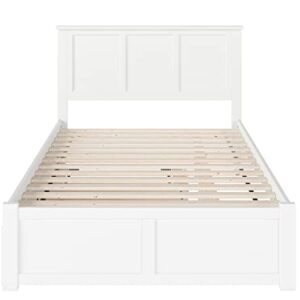 AFI Madison Platform Bed with Footboard & Trundle