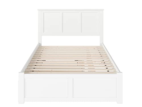 AFI Madison Platform Bed with Footboard & Trundle