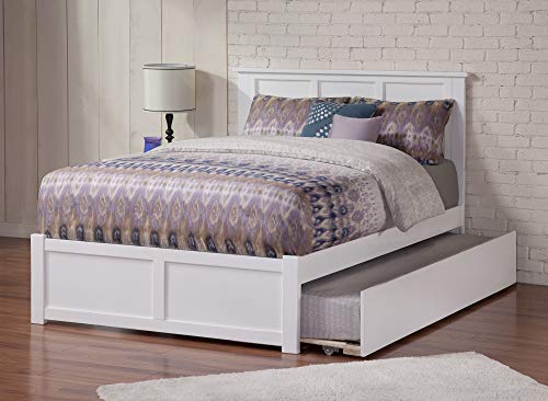 AFI Madison Platform Bed with Footboard & Trundle