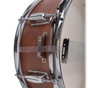 GRIFFIN Snare Drum | Poplar Wood Shell 14" x 5.5" with Flat Hickory PVC | 8 Metal Tuning Lugs & Snare Strainer Throw Off | Percussion Instrument with Drummers Key, Coated Head | Marching Kit Set