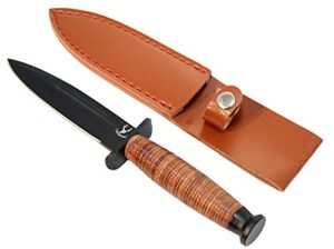 lastworld 9" hunting knife heavy duty with sheath included