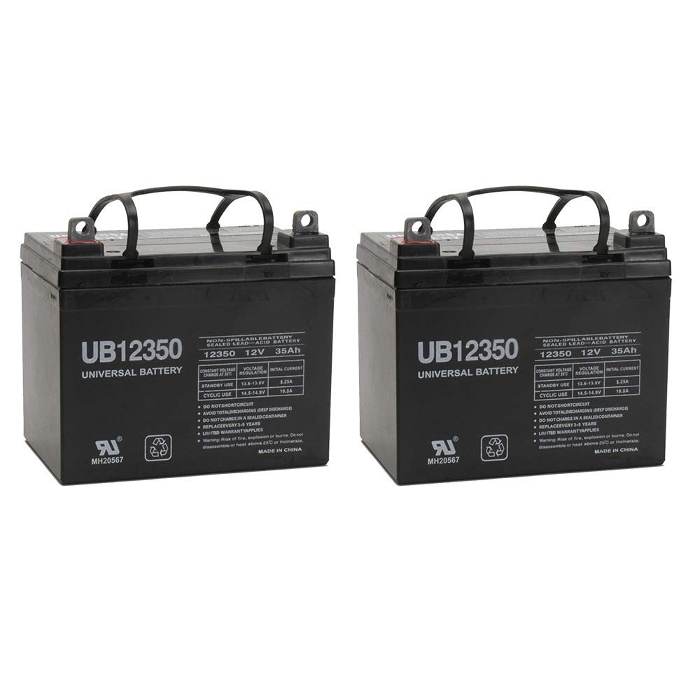 UB12350 12V 35Ah PRIDE Victory AGM1234T Scooter Replacement Battery - 2 Pack