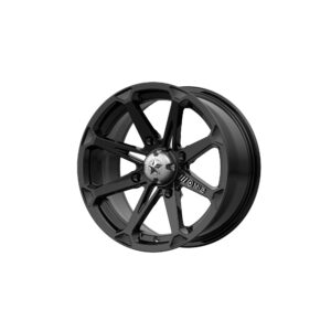 msa diesel 14x7 black wheel / rim 4x156 with a 10mm offset and a 132.00 hub bore. partnumber m12-04756