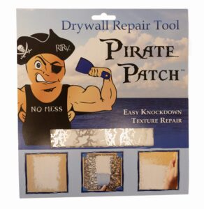 pirate patch knockdown texture drywall repair tool on amazon — professional grade diy