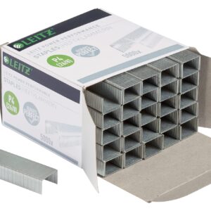 Leitz Power Performance P4 26/ 8 Staples - Silver (Pack of 5000)