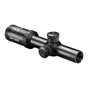 bushnell optics, drop zone reticle riflescope with target turrets, matte black, 1-4x/24mm