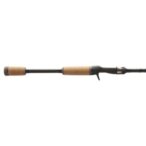 dobyns rods champion xp series 7’0” casting bass fishing rod dc702c | medium fast action | modulus graphite blank w/kevlar wrapping | fuji reel seat | baitcasting | line 8-14lb lure 3/16-5/8oz, black/blue