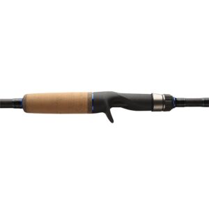 Dobyns Rods Champion XP Series 7’3” Casting Bass Fishing Rod DC733CSH | Med-Heavy Fast Action | Modulus Graphite Blank w/Kevlar Wrapping | Fuji Reel Seat | Baitcasting | Line 10-17lb Lure ¼ - ¾ oz, Black/Blue