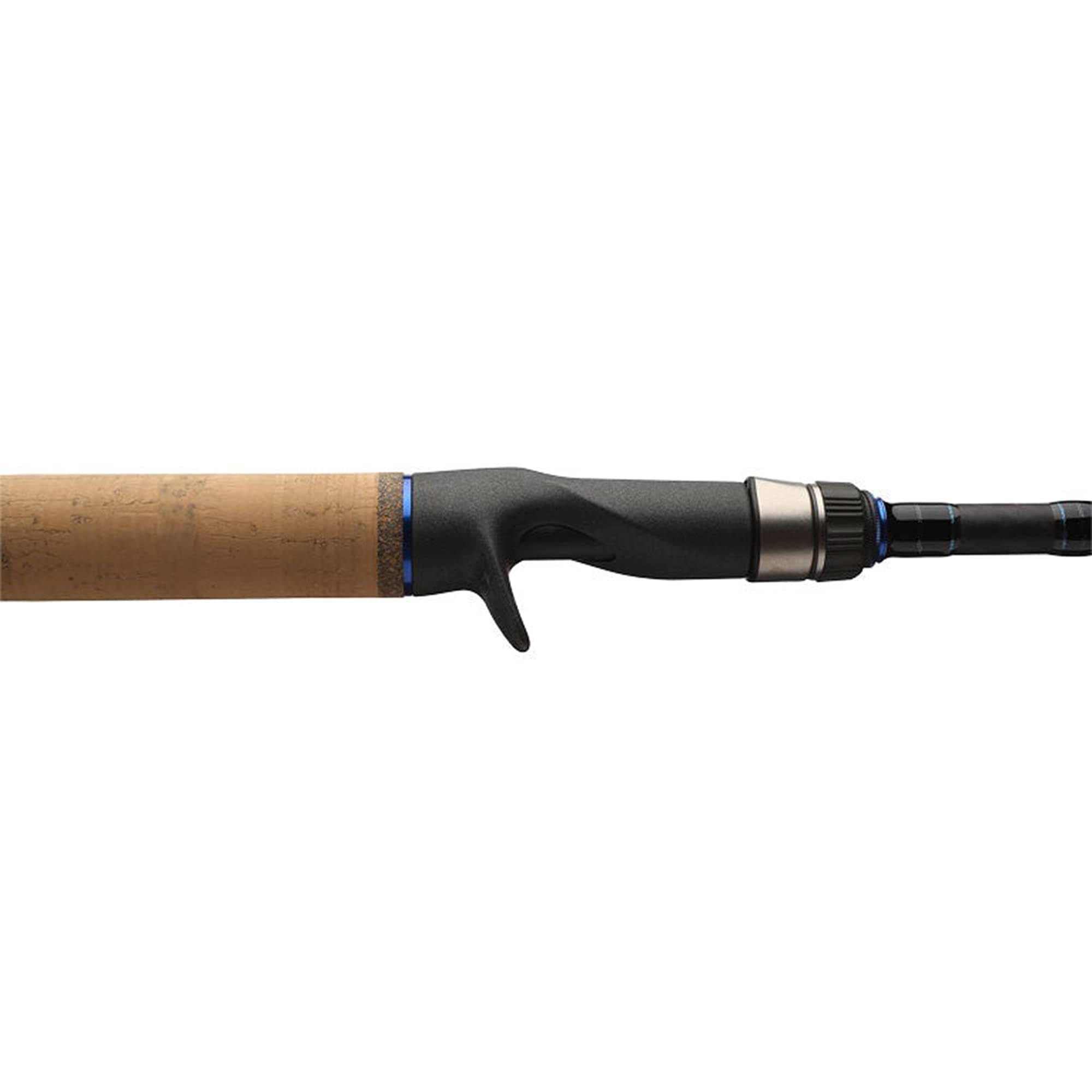 Dobyns Rods Champion XP Series 7’3” Casting Bass Fishing Rod DC734CFH Heavy Fast Action | Modulus Graphite Blank w/Kevlar Wrapping | Fuji Reel Seat | Baitcasting | Line 10-20lb Lure ¼ -1 oz, Black/Blue