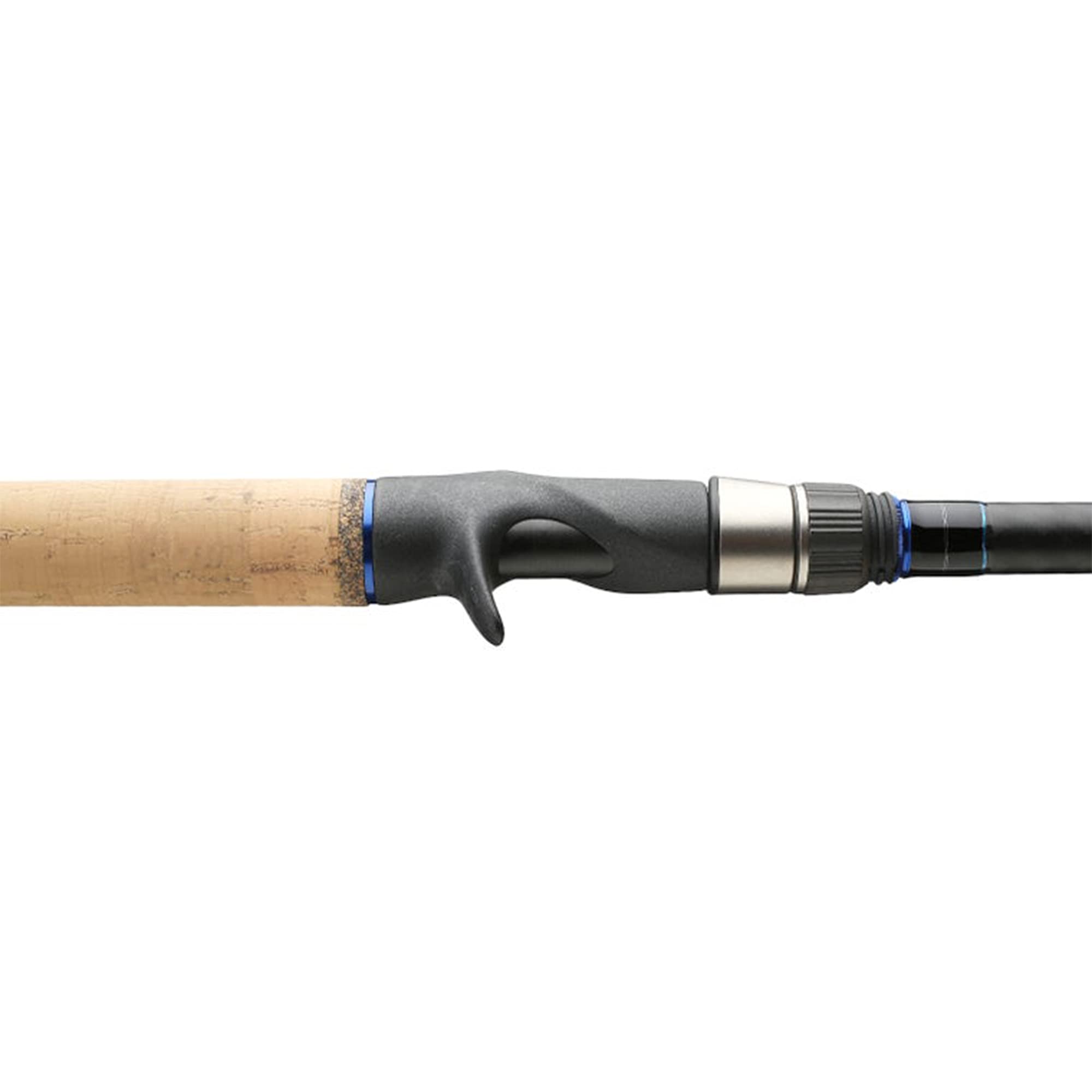 Dobyns Rods Champion XP Series 7’6'' Casting Bass Fishing Rod DC765FLIP Med-Heavy Flip Fast Action | Modulus Graphite Blank w/Kevlar Wrapping | Baitcasting | Flipping | Line 12-25lb Lure ¼-2oz,Black/Blue