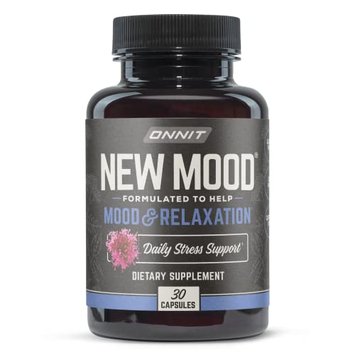 Onnit New Mood - Stress Relief, Sleep and Mood Support Supplement, 30 Count