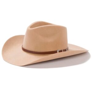 stetson men's seneca, silver sand, 7 1/8