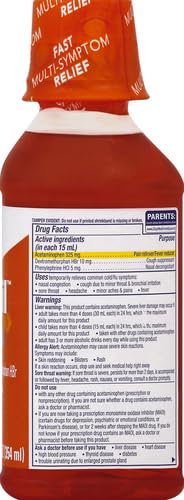 Vicks DayQuil Cough, Cold, & Flu MultiSymptom Relief, Almond, 12 Fl Oz