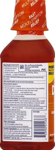 Vicks DayQuil Cough, Cold, & Flu MultiSymptom Relief, Almond, 12 Fl Oz