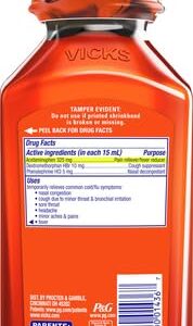 Vicks DayQuil Cough, Cold, & Flu MultiSymptom Relief, Almond, 12 Fl Oz