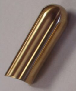 the rock slide aged brass balltip slide - large