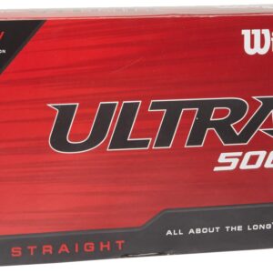 Wilson Ultra 500 Straight Golf Ball (15-Pack), White