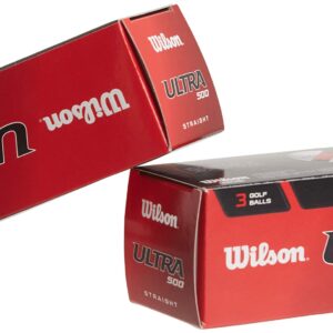 Wilson Ultra 500 Straight Golf Ball (15-Pack), White