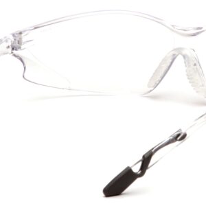 Pyramex Achieva Safety Glasses, Gray Temples/Clear Lens